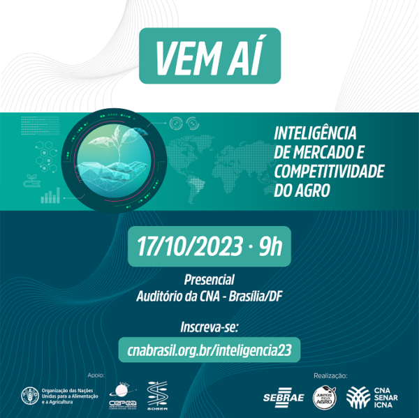 Competitividade do agro brasileiro no cenário mundial será tema de ...